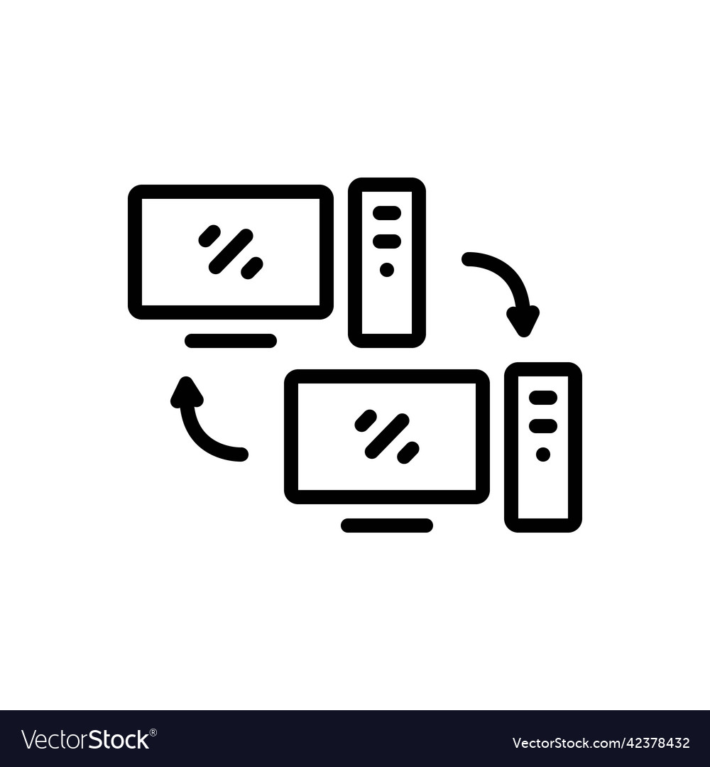 Desktop Royalty Free Vector Image - VectorStock