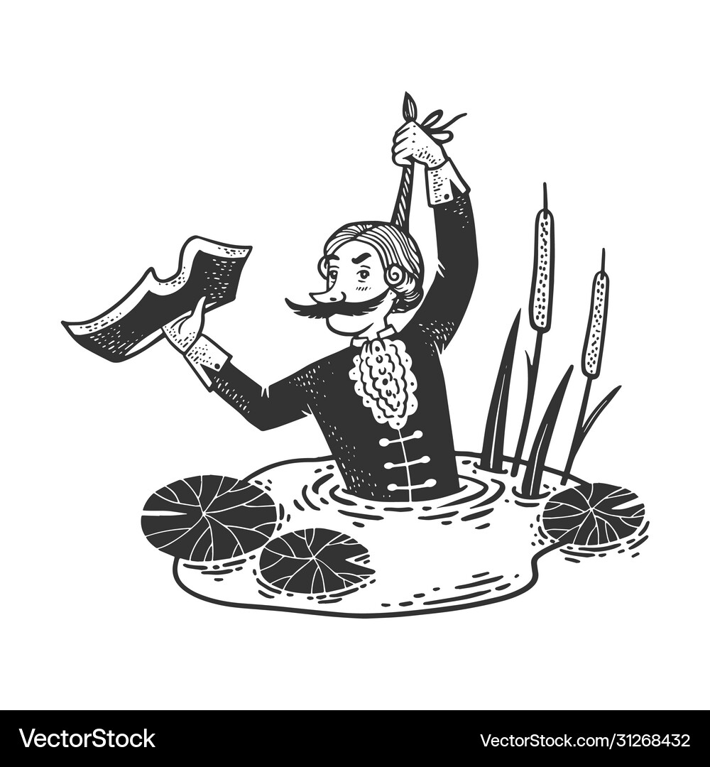 Munchausen's Swamp Escape Royalty Free Vector Image
