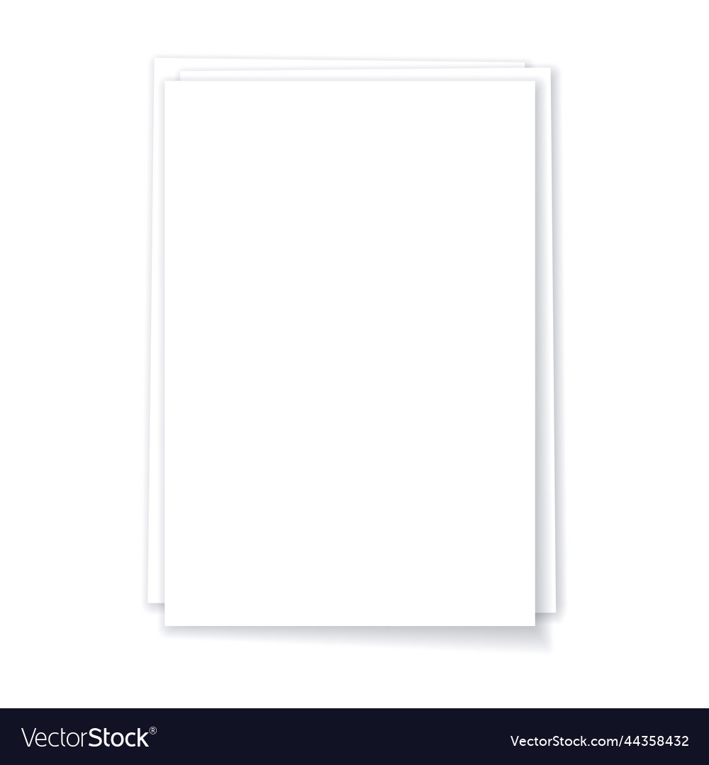 Paper document stack Royalty Free Vector Image