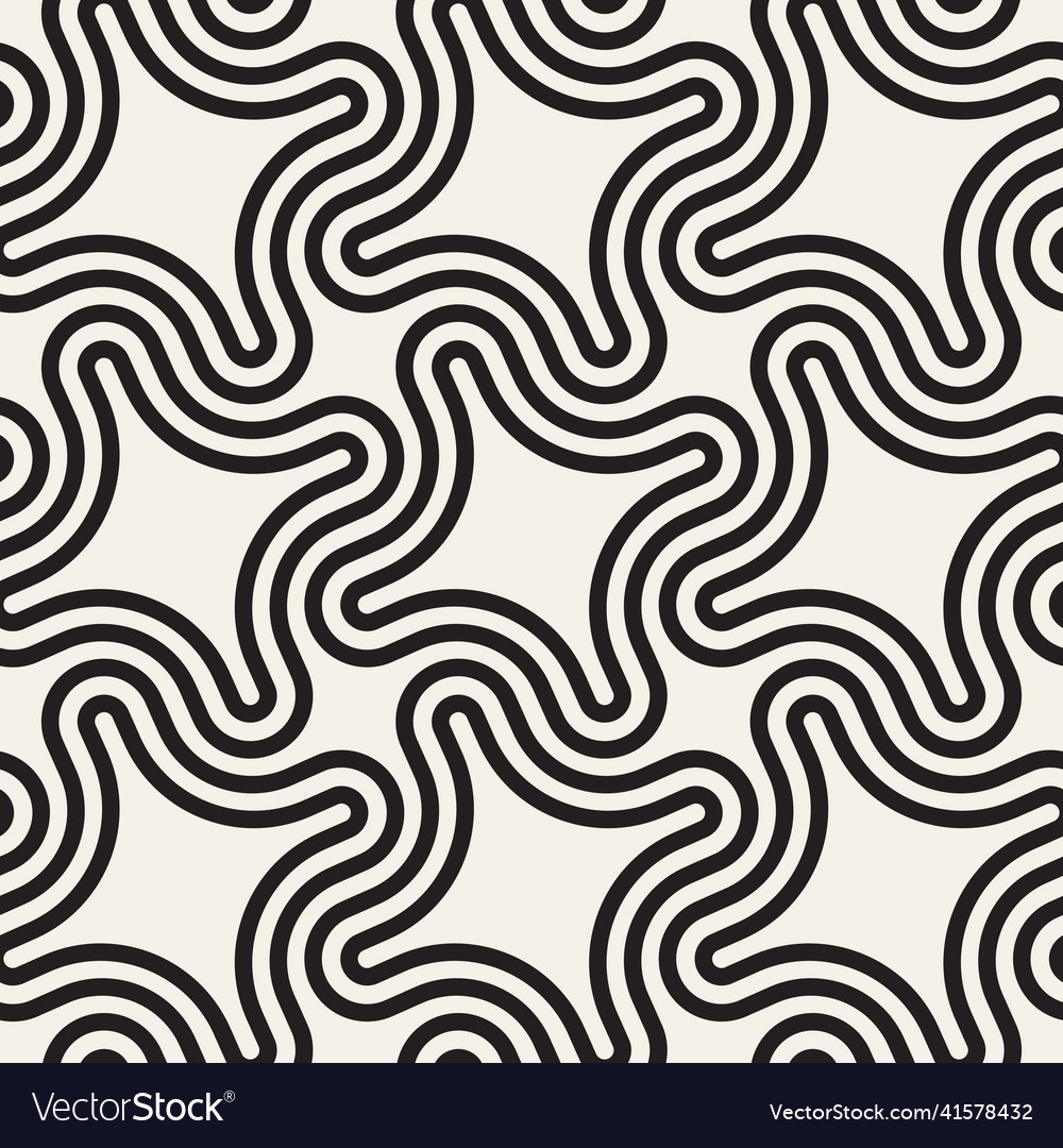 Seamless pattern repeating geometric elements Vector Image