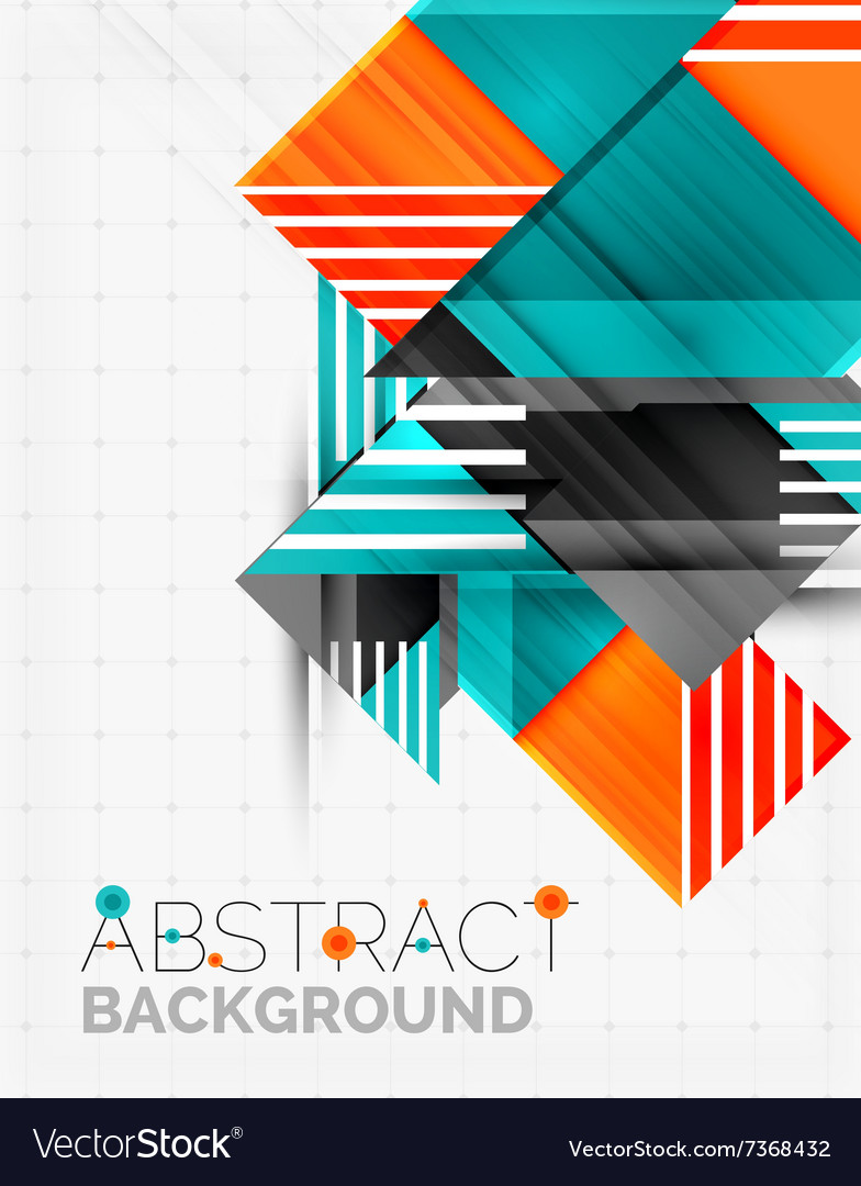 Triangle background Royalty Free Vector Image - VectorStock