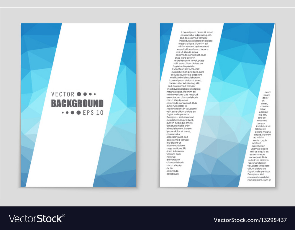 Abstract layout background set for art Royalty Free Vector