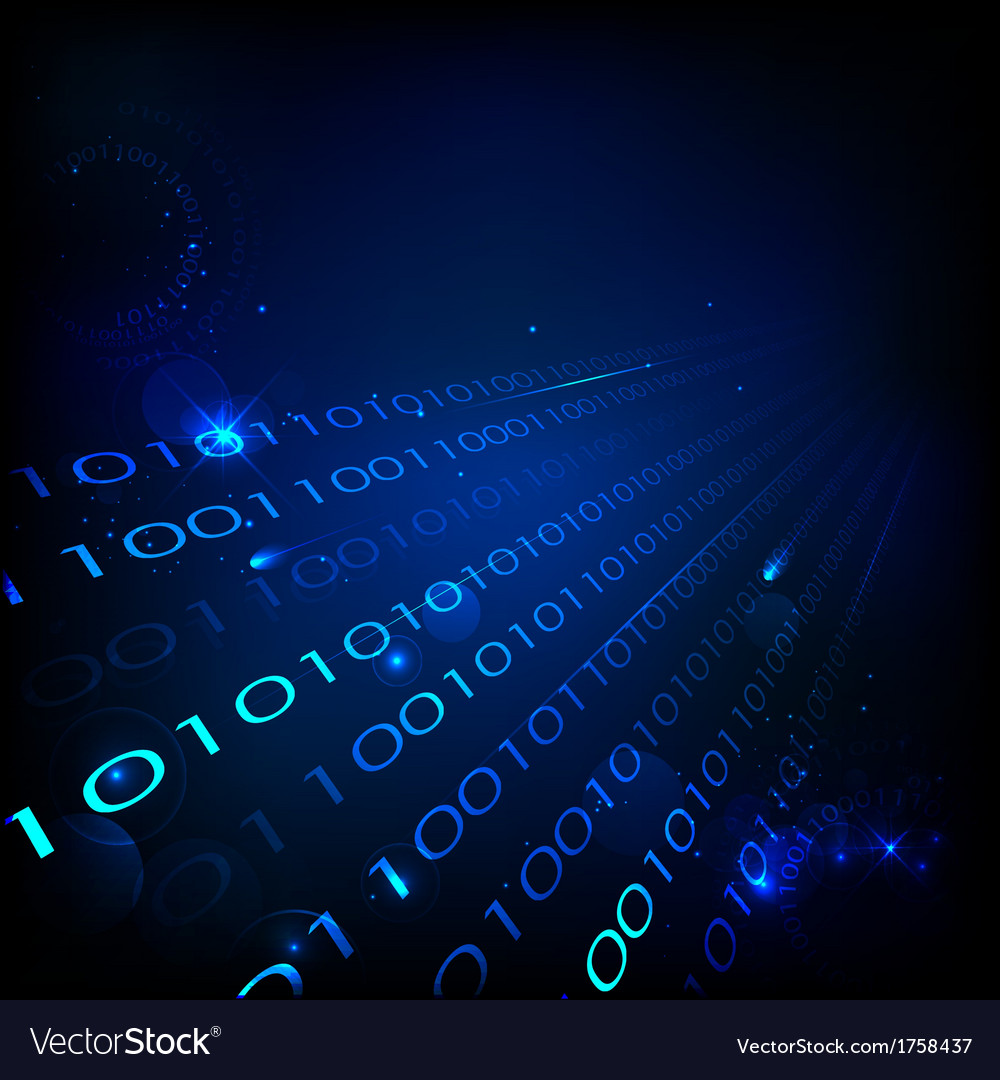 Binary background Royalty Free Vector Image - VectorStock