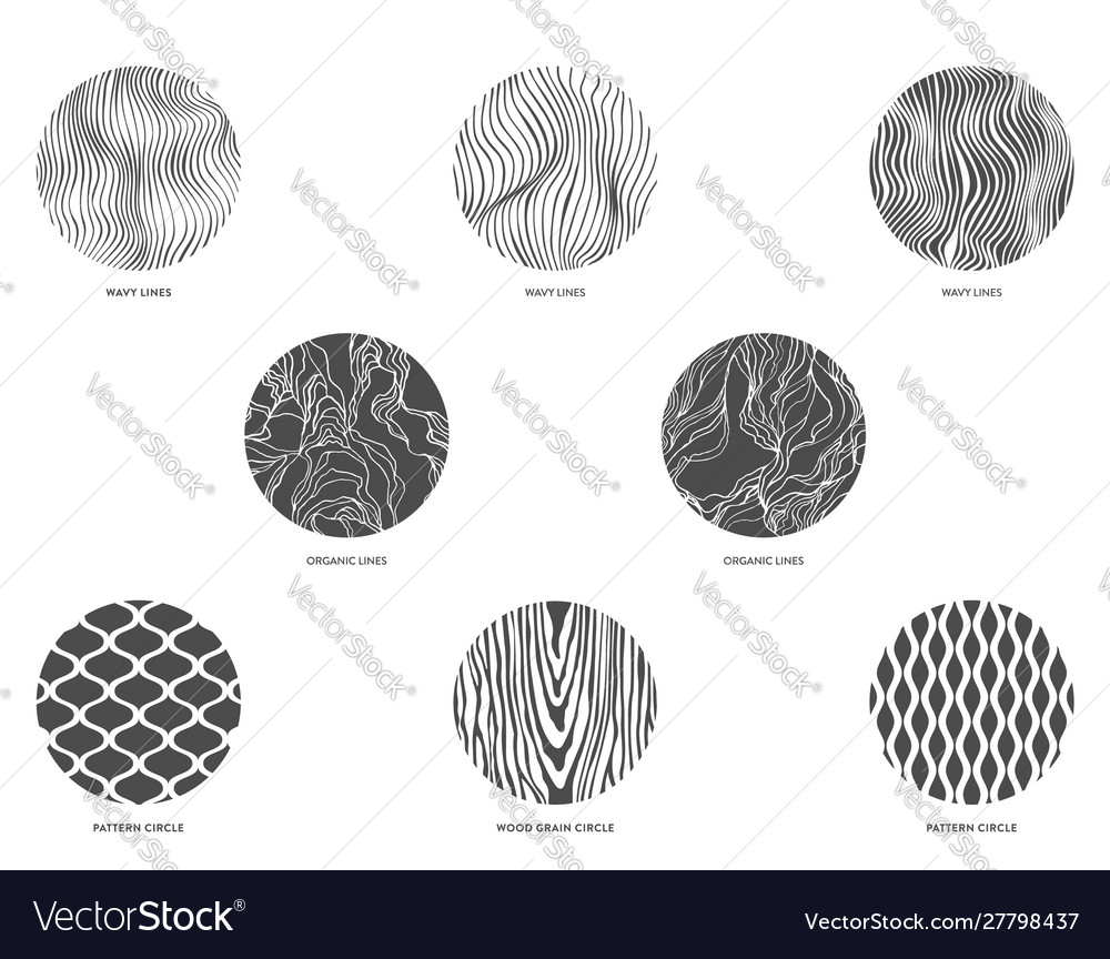 Circle lines and pattern Royalty Free Vector Image
