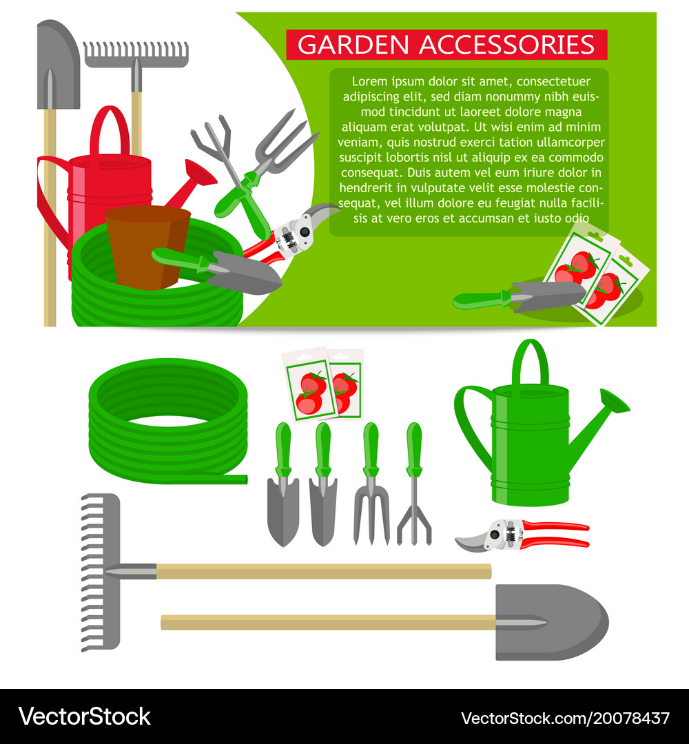 Gardening tools icons isolated on white background