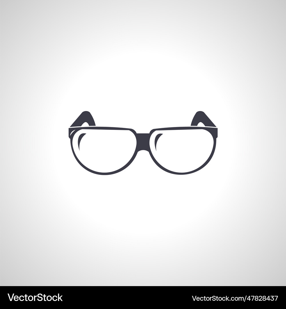 Glasses icon sunglasses icon optic icon Royalty Free Vector
