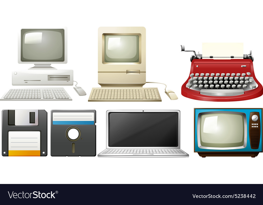 Computer Generations Royalty Free Vector Image