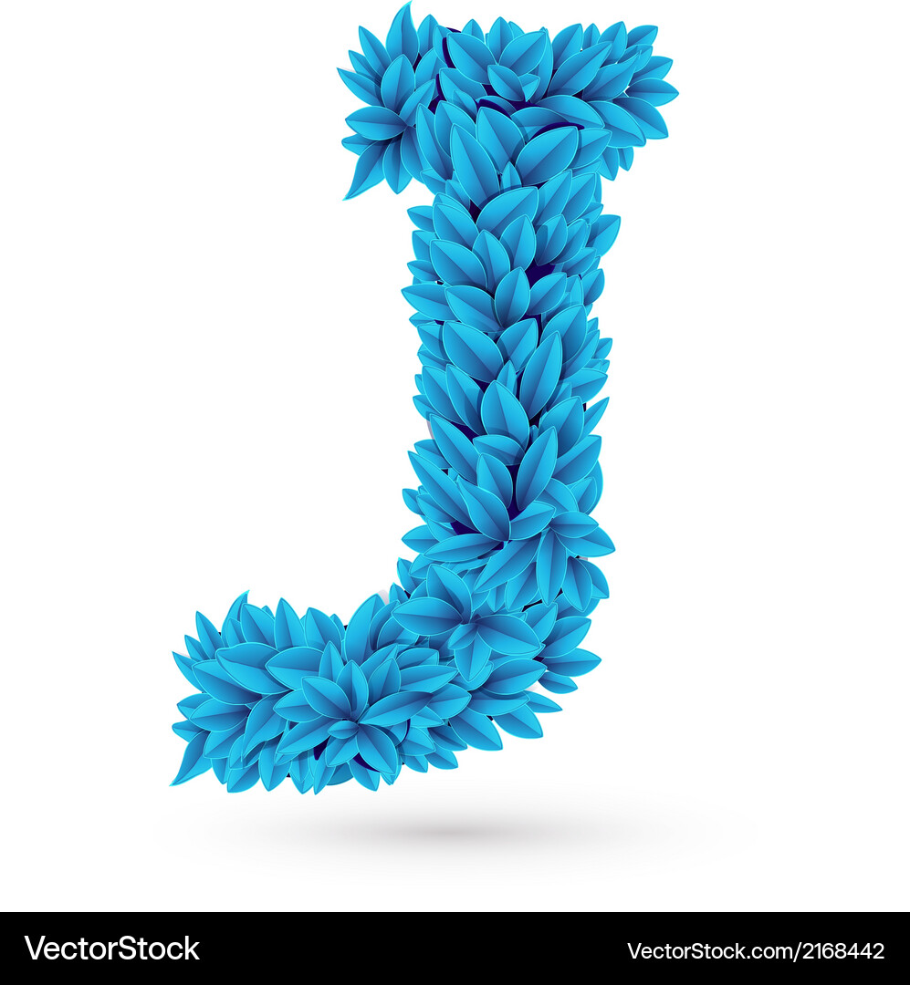 J letter Royalty Free Vector Image - VectorStock