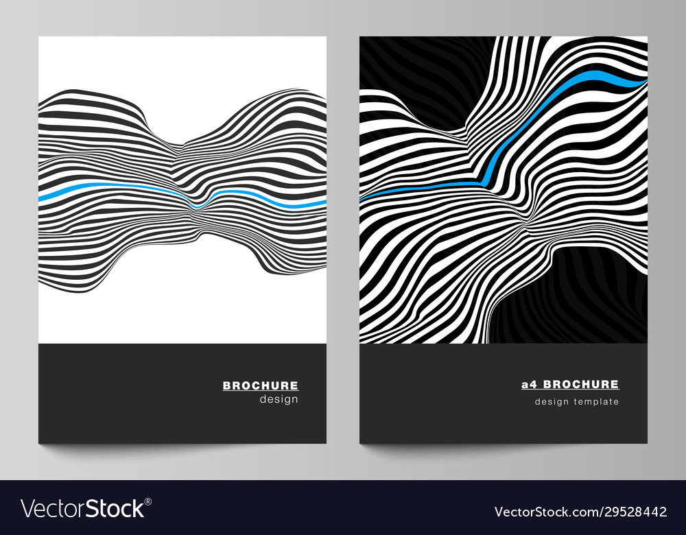 Layout a4 format modern Royalty Free Vector Image