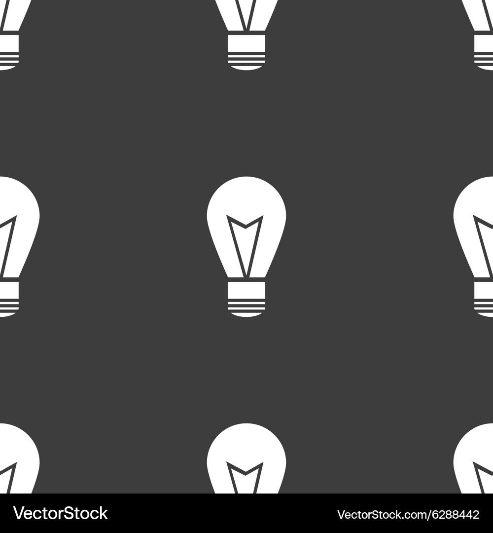 Light lamp sign icon idea symbol lightis Vector Image