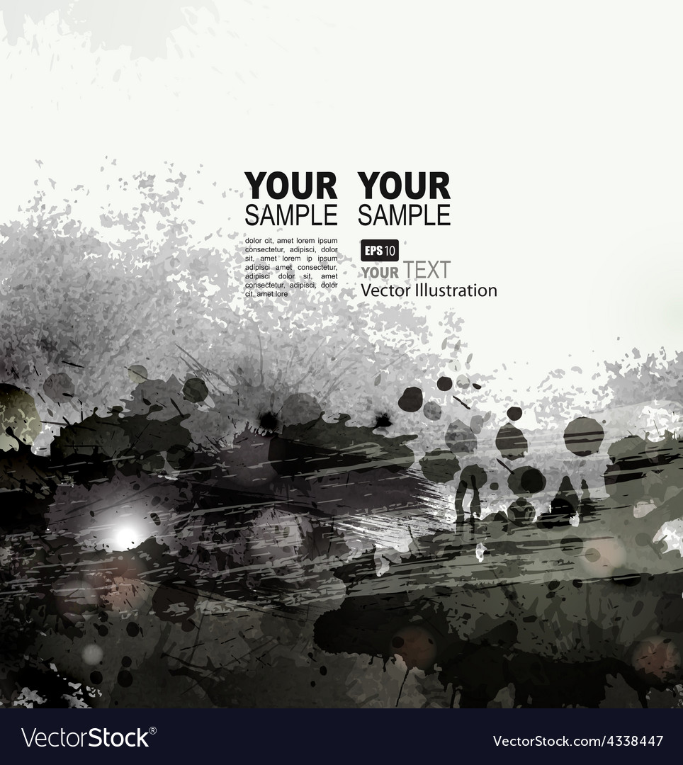 Abstract document template design Royalty Free Vector Image