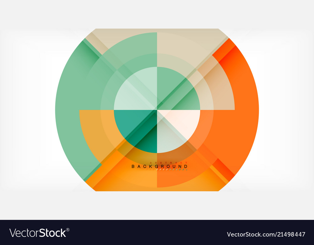 Circle abstract background Royalty Free Vector Image