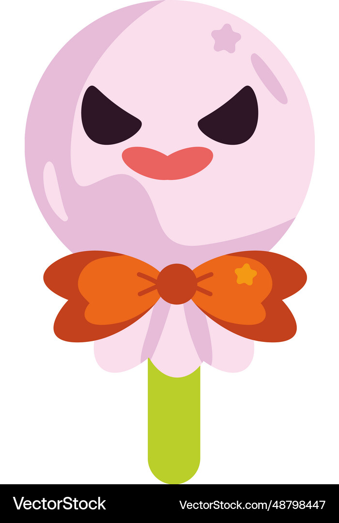 Halloween kawaii candy cute Royalty Free Vector Image