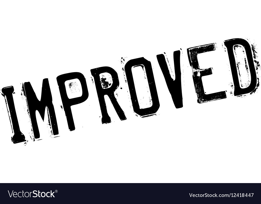 Improved rubber stamp Royalty Free Vector Image