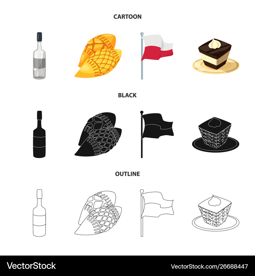 Isolated object traditional and tour sign Vector Image