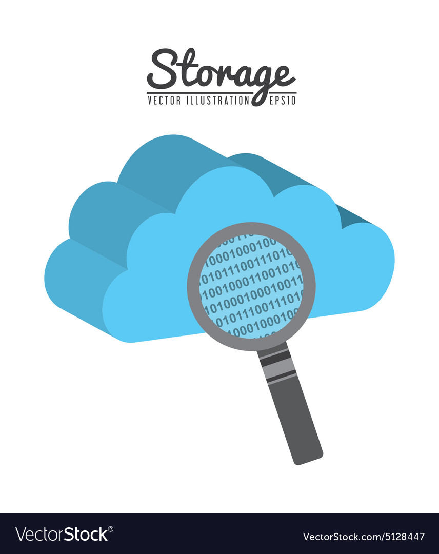 Storage device Royalty Free Vector Image - VectorStock