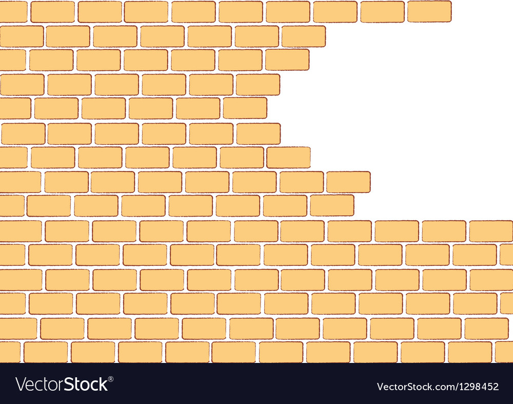 Brick background Royalty Free Vector Image - VectorStock