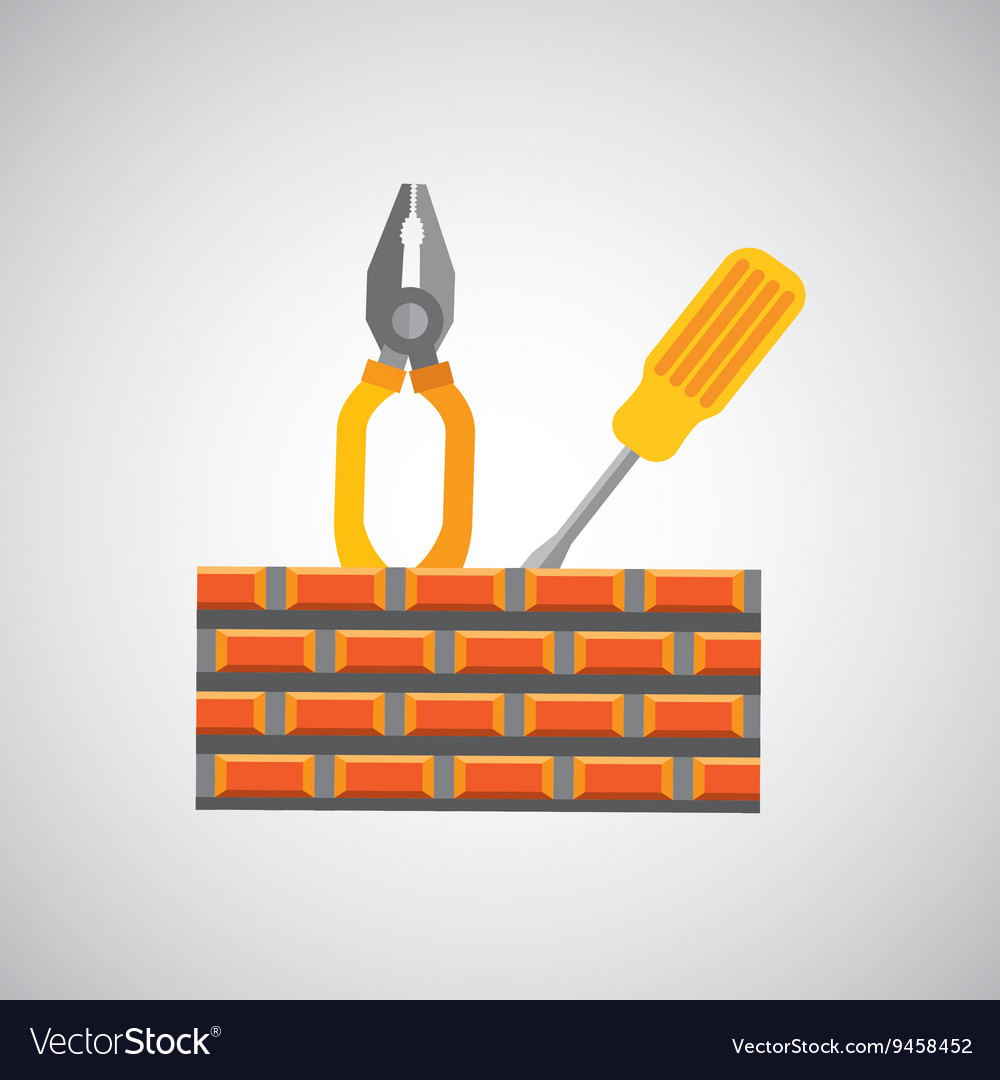 Construction tools design Royalty Free Vector Image