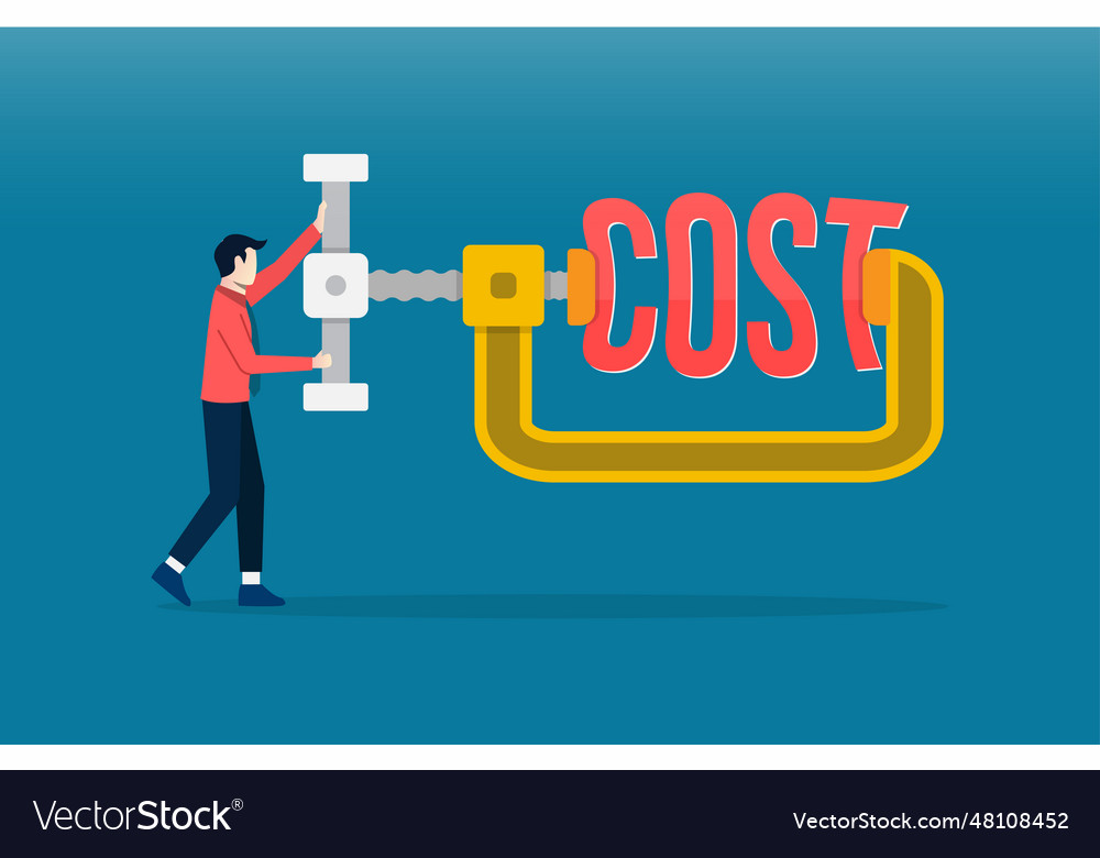 Cost reduction optimization efficiency Royalty Free Vector Cost reduction optimization efficiency Royalty Free Vector