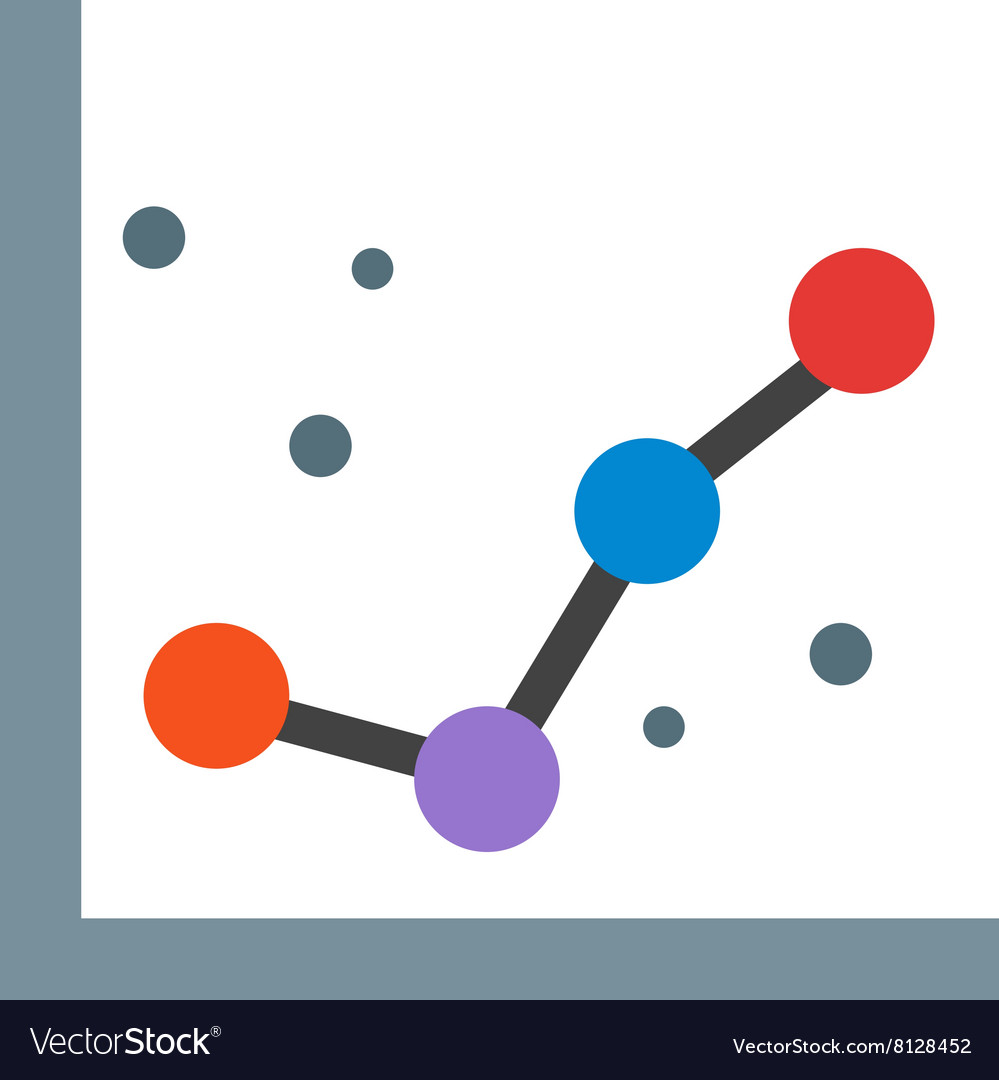 Dotted graphs Royalty Free Vector Image - VectorStock