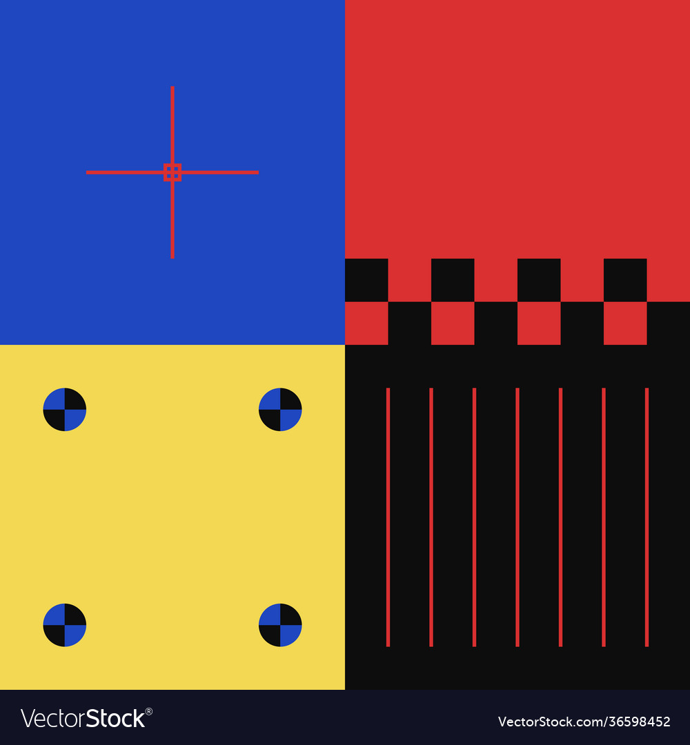 Techno abstract pattern design Royalty Free Vector Image