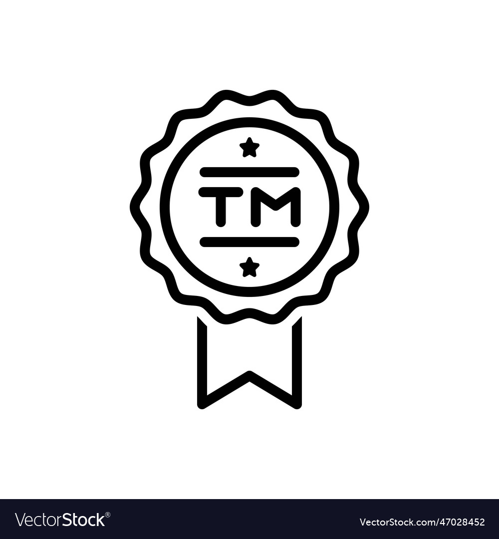 Tm Royalty Free Vector Image - VectorStock