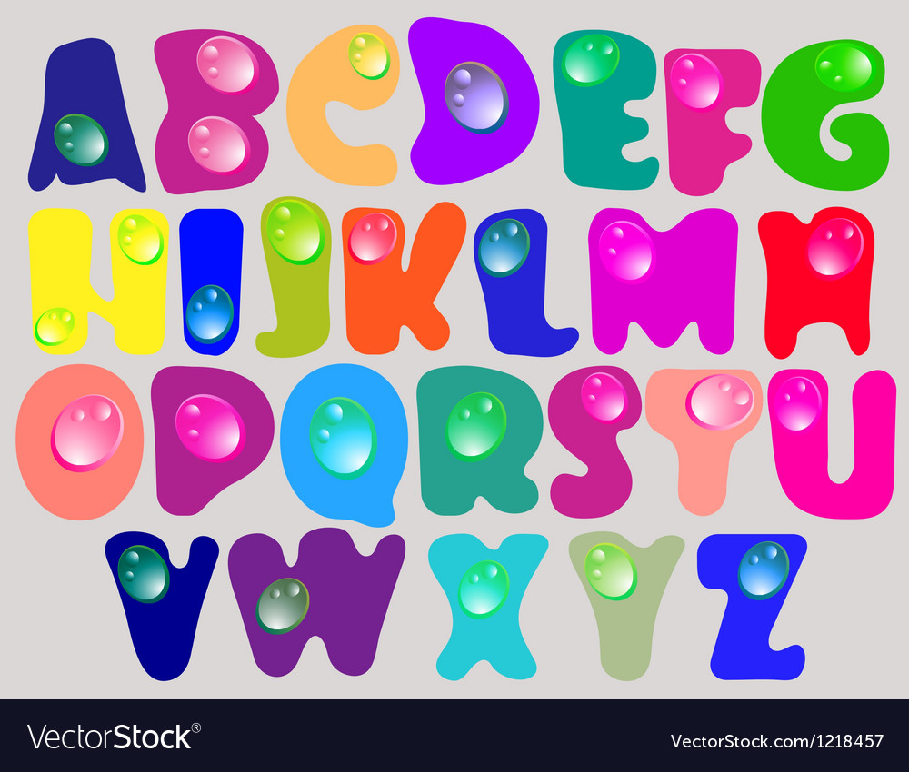 Abstract abc Royalty Free Vector Image - VectorStock