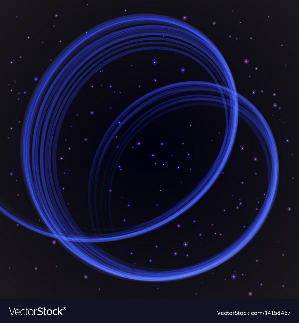 Abstract blue technology background - spiraling Vector Image