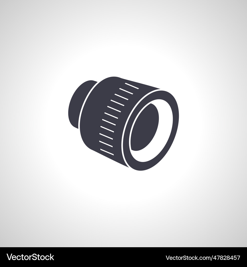 Photo camera lens icon camera lens icon Royalty Free Vector