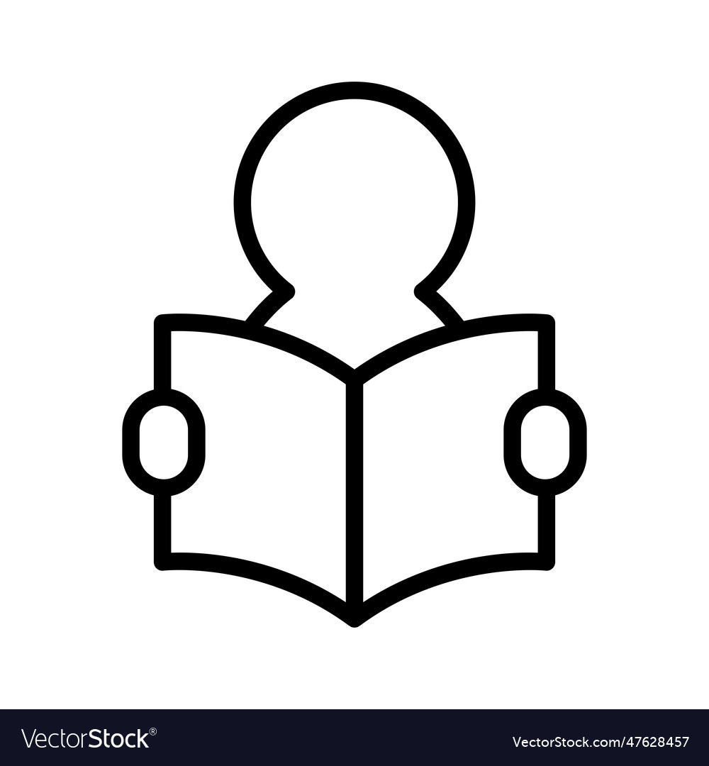 Reading icon Royalty Free Vector Image - VectorStock