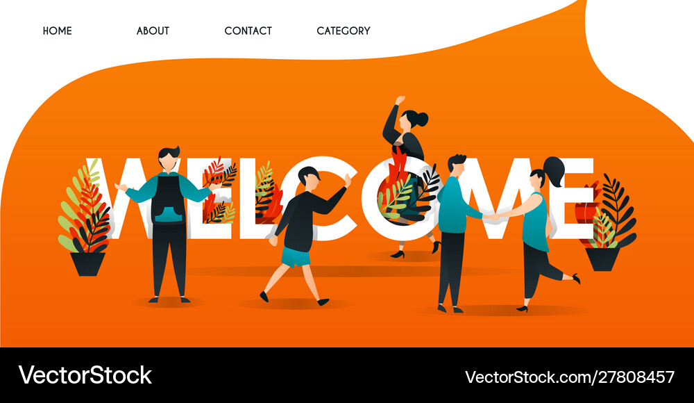 Team shook hands to greet and introduce Royalty Free Vector