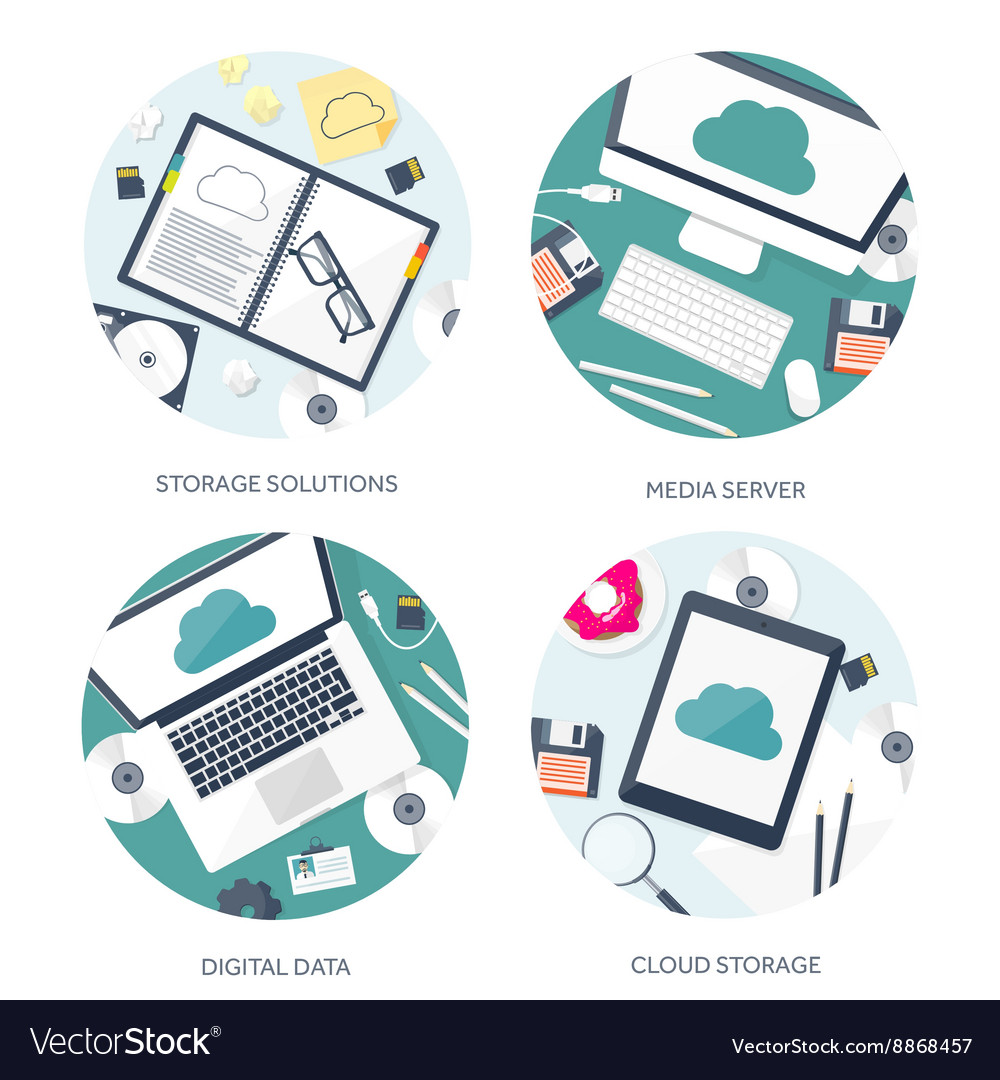 Workplace table Royalty Free Vector Image - VectorStock