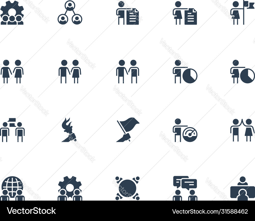 Business people communication and professional Vector Image