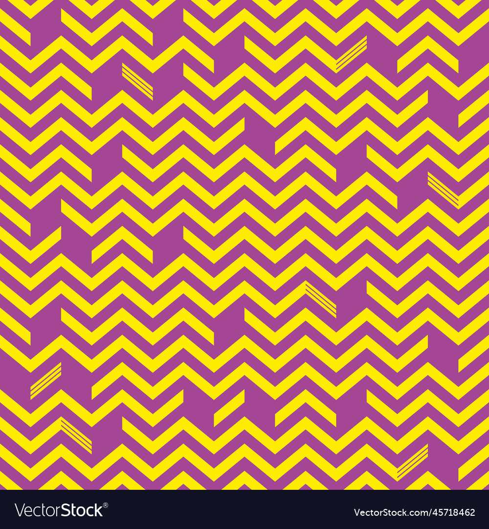 Trendy seamless zig zag pattern template Vector Image