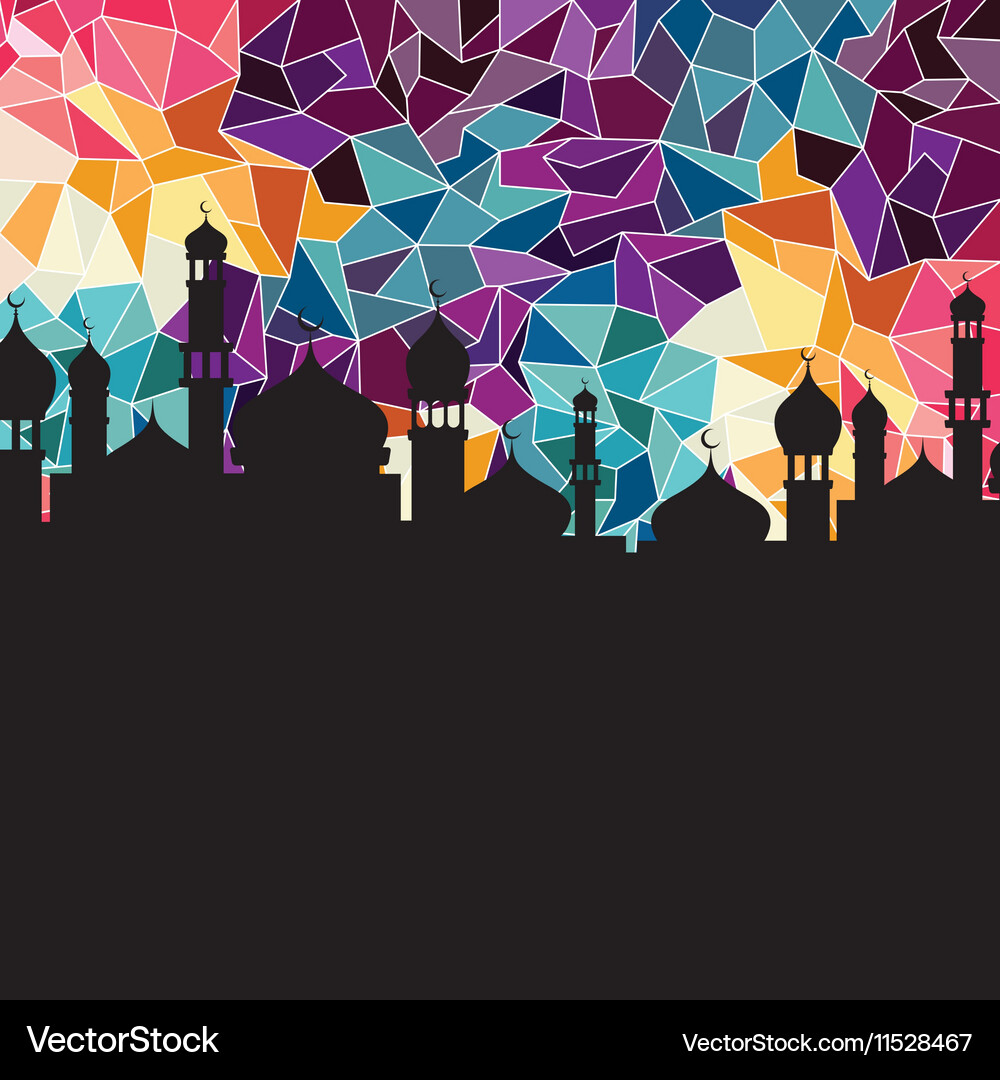 Arabic islam calligraphy almighty god allah most Vector Image