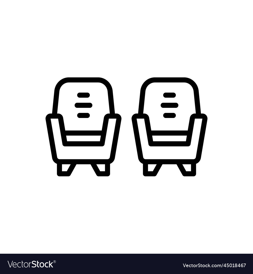 Chairs Royalty Free Vector Image - VectorStock