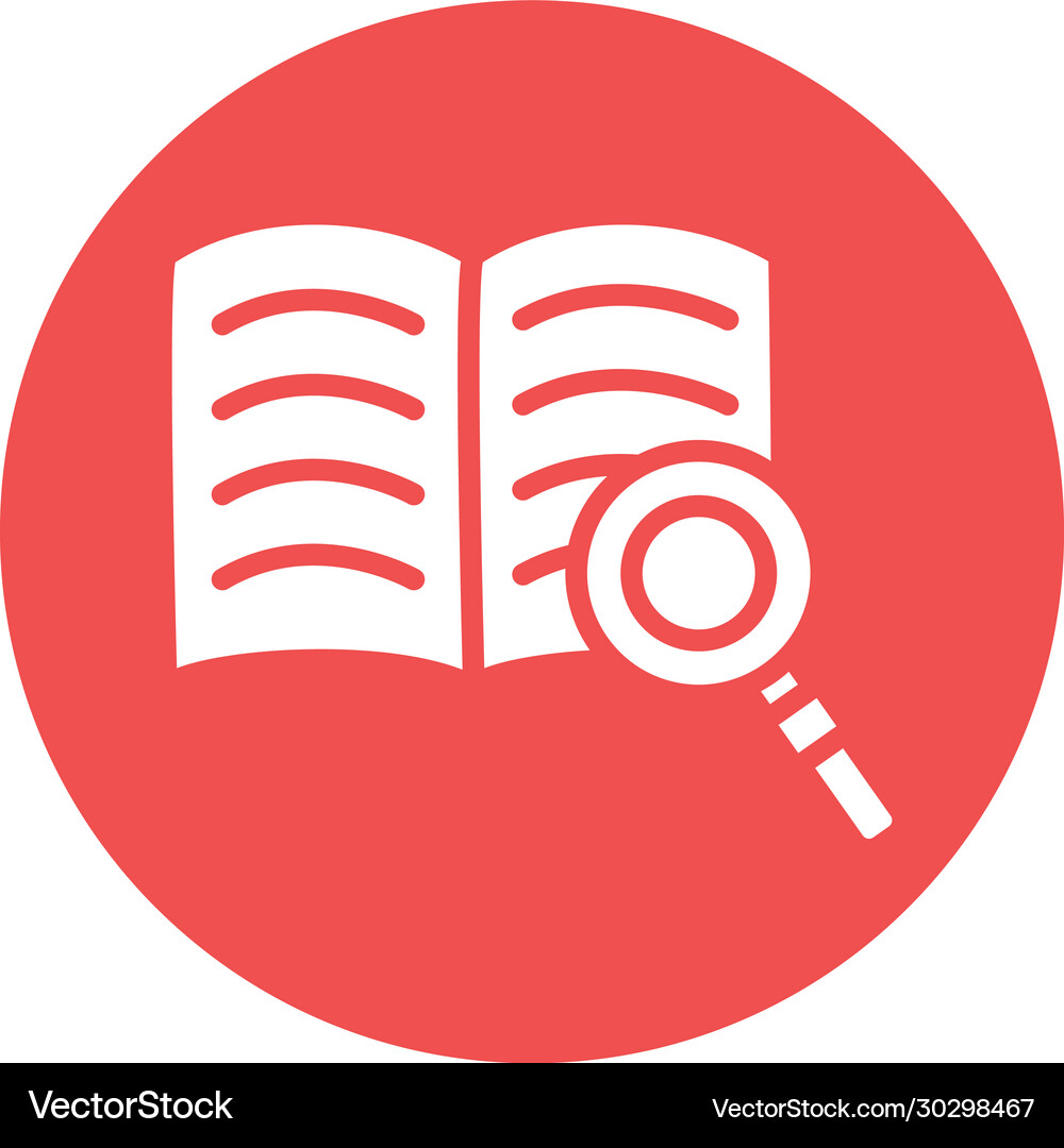 Elektronisches Buch mit Lupenbildung Lizenzfreier Vektor