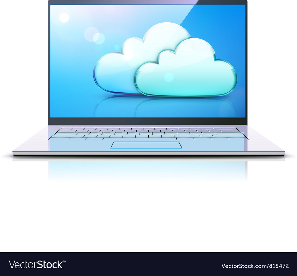 Cloud computing concept Royalty Free Vector Image
