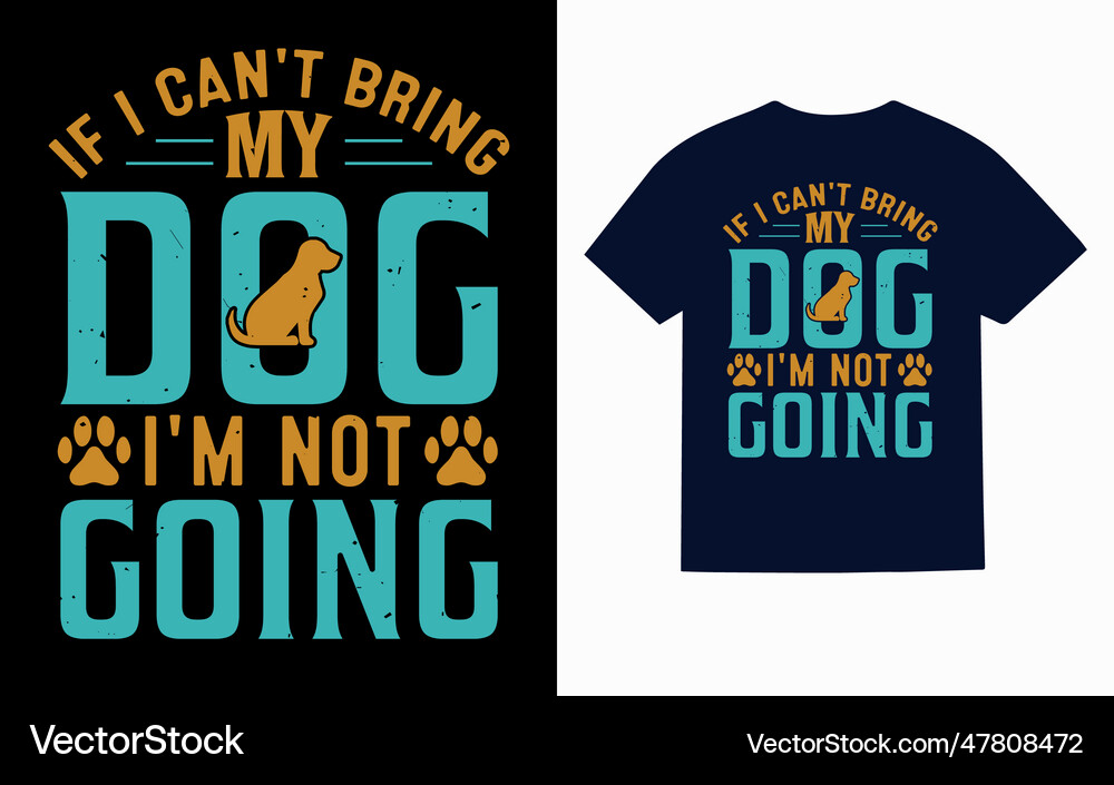 Dog typography t-shirt design Royalty Free Vector Image
