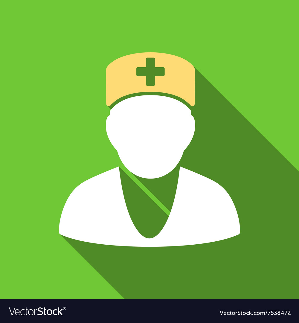 Medic Flat Long Shadow Square Icon Royalty Free Vector Image Medic Flat Long Shadow Square Icon Royalty Free Vector Image