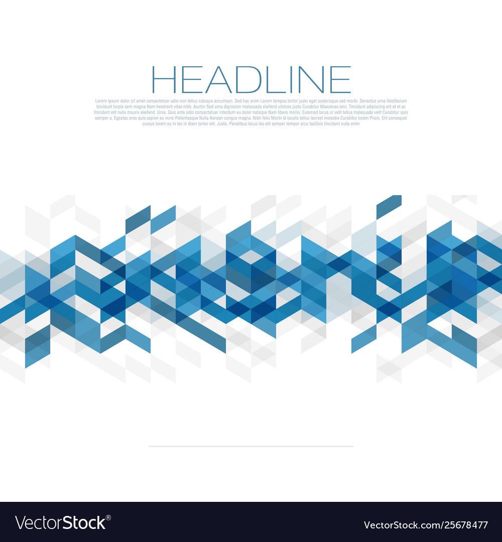 Abstract modern triangular techno background card Vector Image