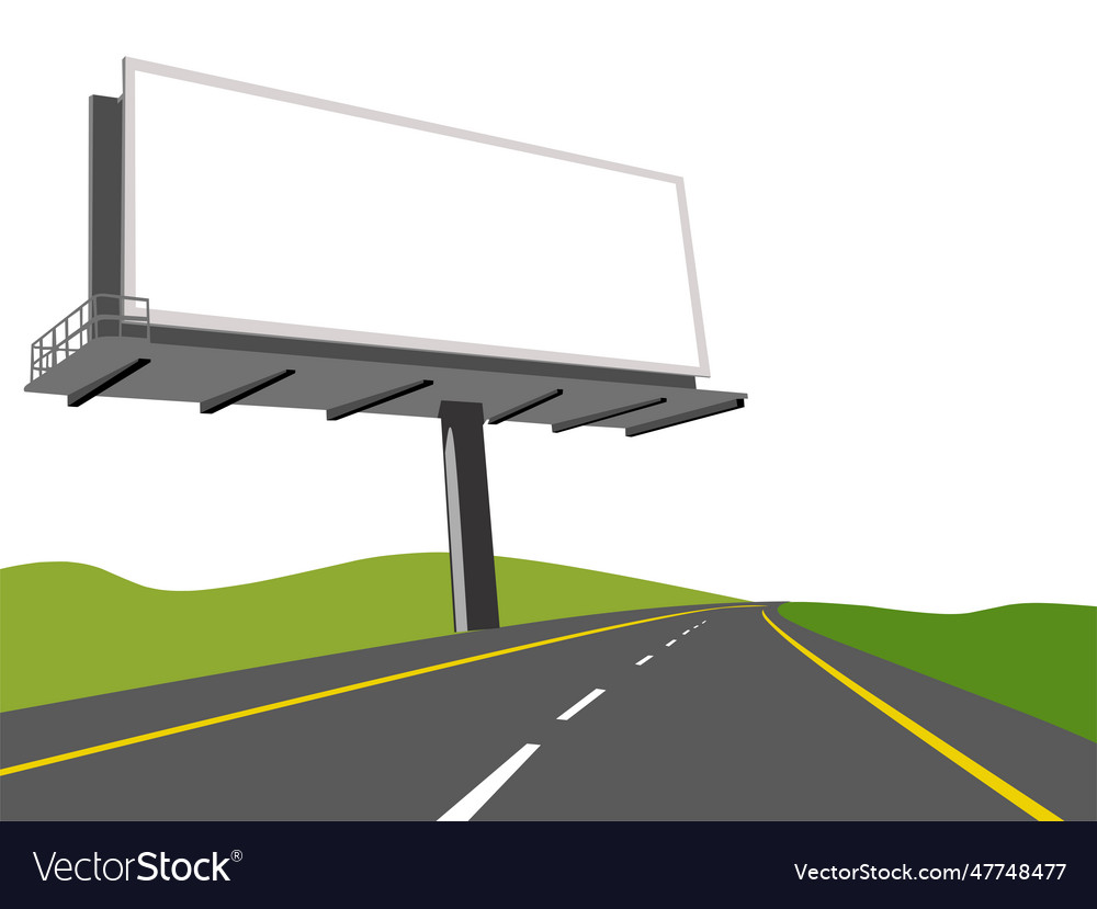 Billboard Royalty Free Vector Image - VectorStock
