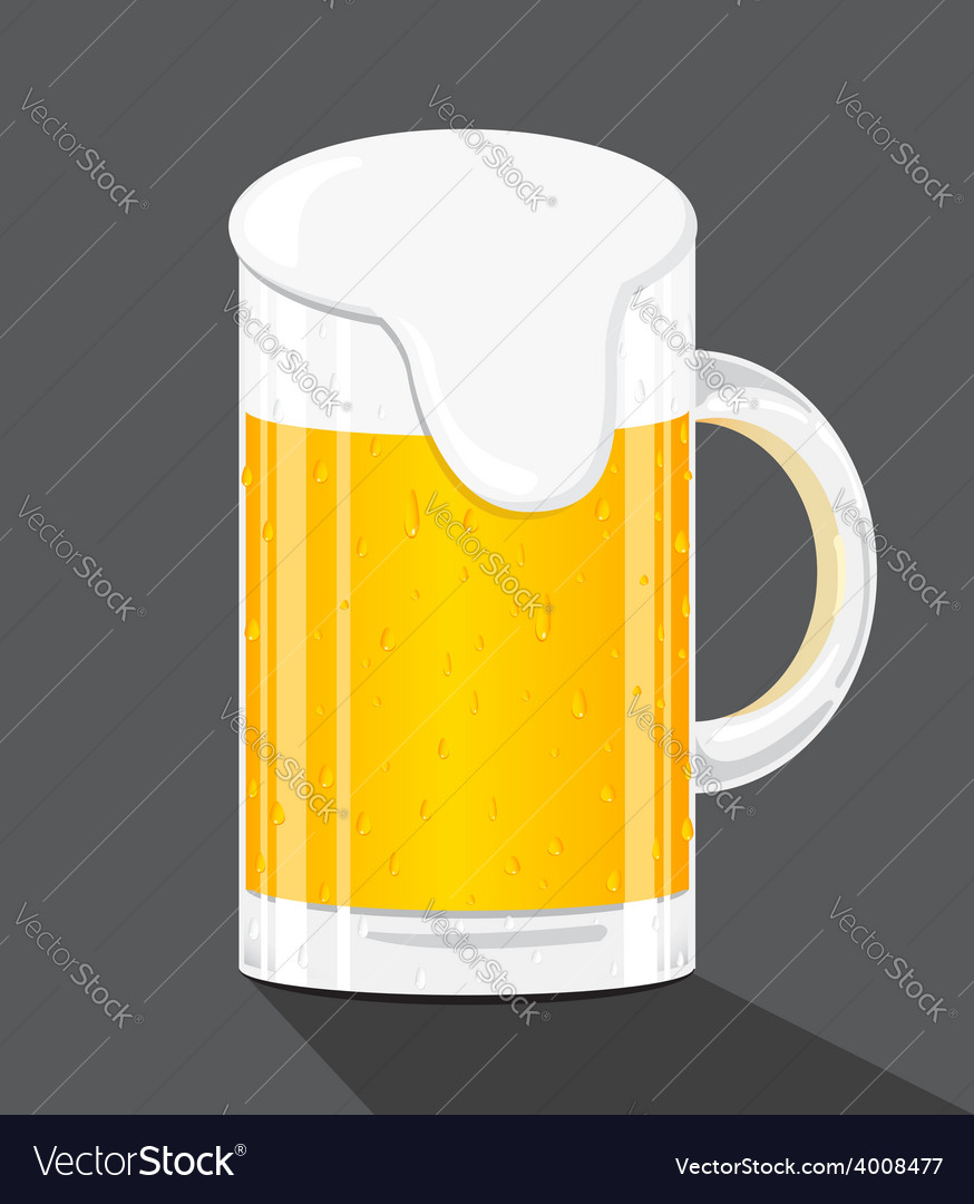 Cold beer Royalty Free Vector Image - VectorStock