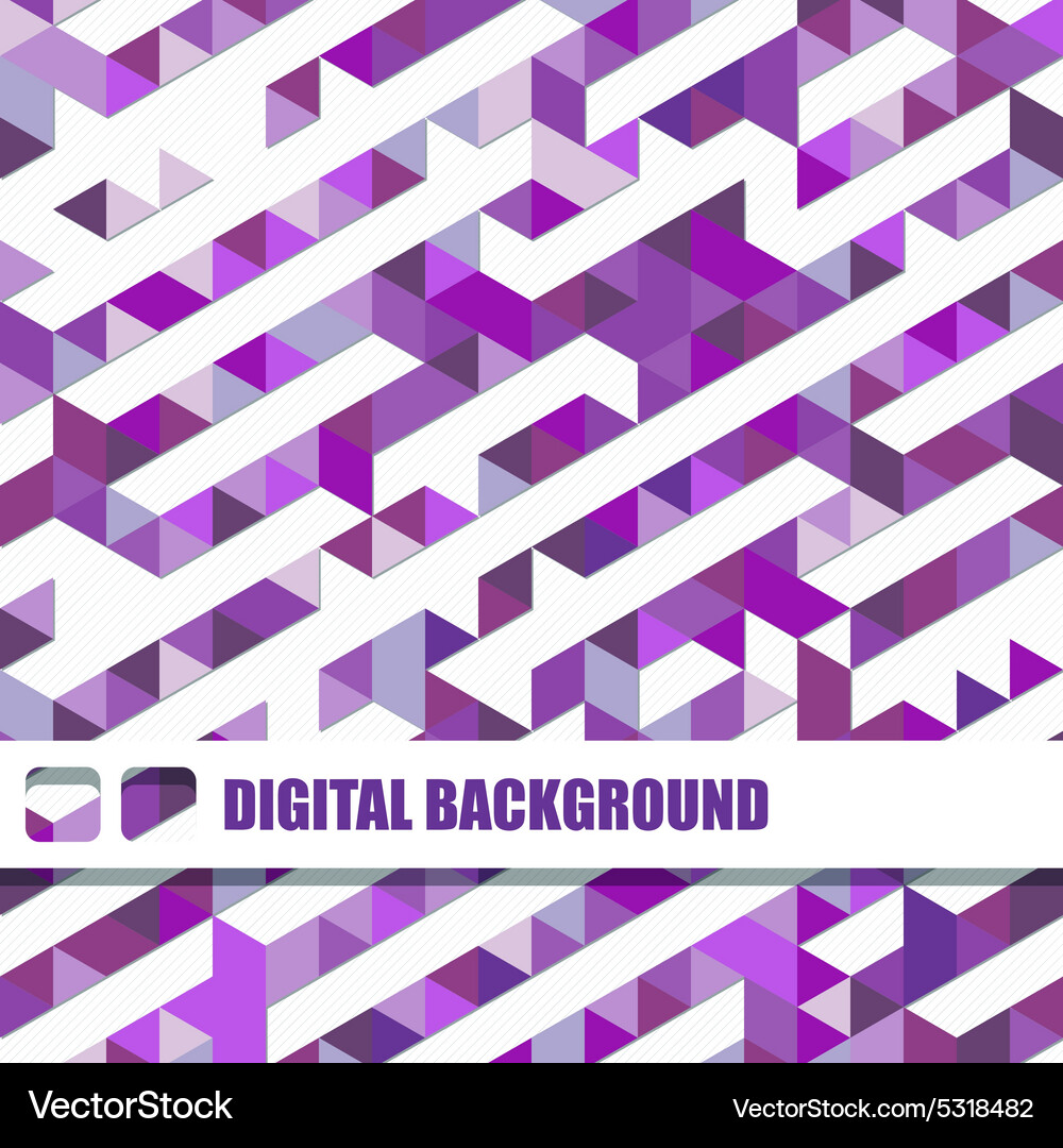 Background different color triangles Royalty Free Vector
