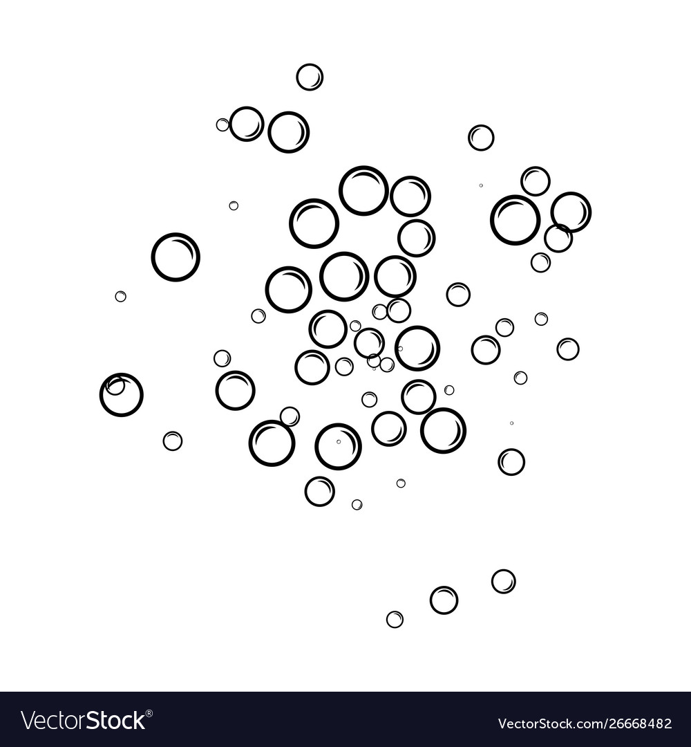 Bubble water Royalty Free Vector Image - VectorStock