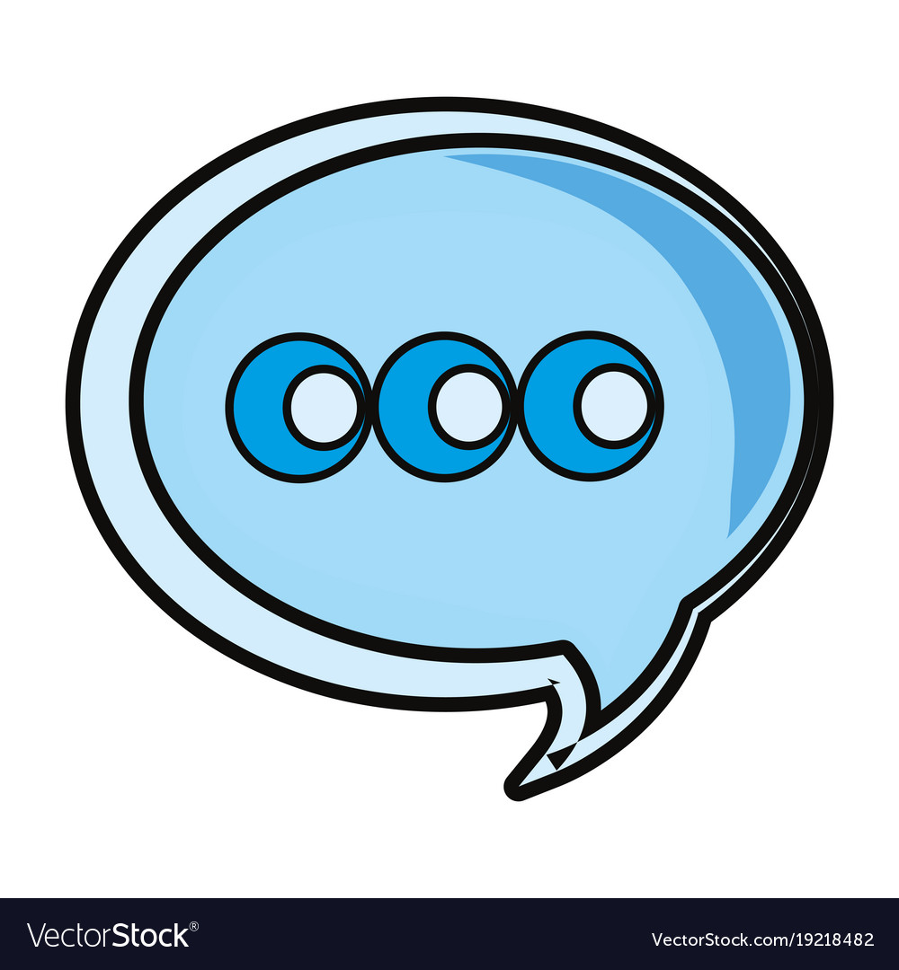 Chat bubble symbol Royalty Free Vector Image - VectorStock