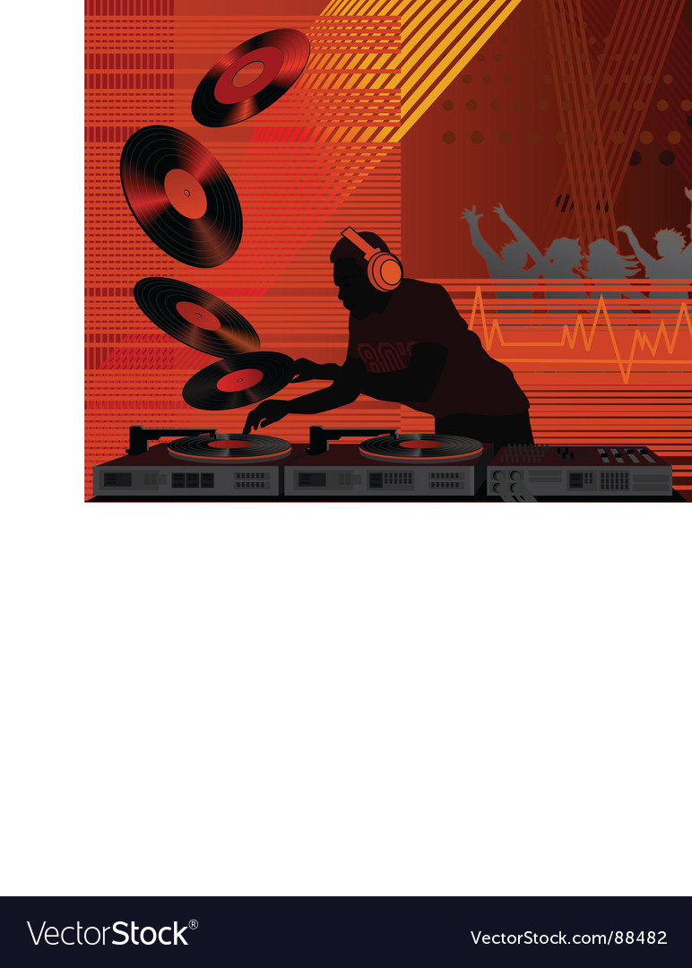 Dj Royalty Free Vector Image - VectorStock