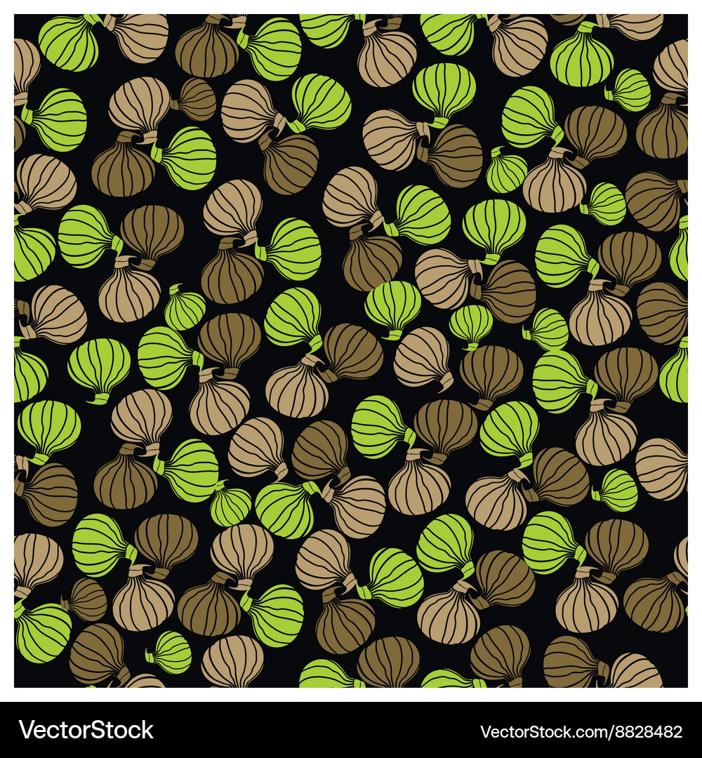 Leavesfruits and flowers seamless pattern Vector Image