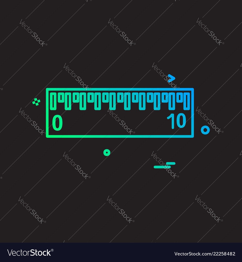 Scale icon design Royalty Free Vector Image - VectorStock