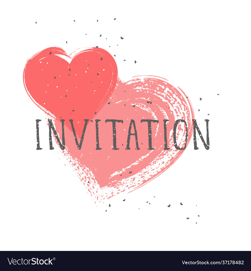 Text invitation Royalty Free Vector Image - VectorStock